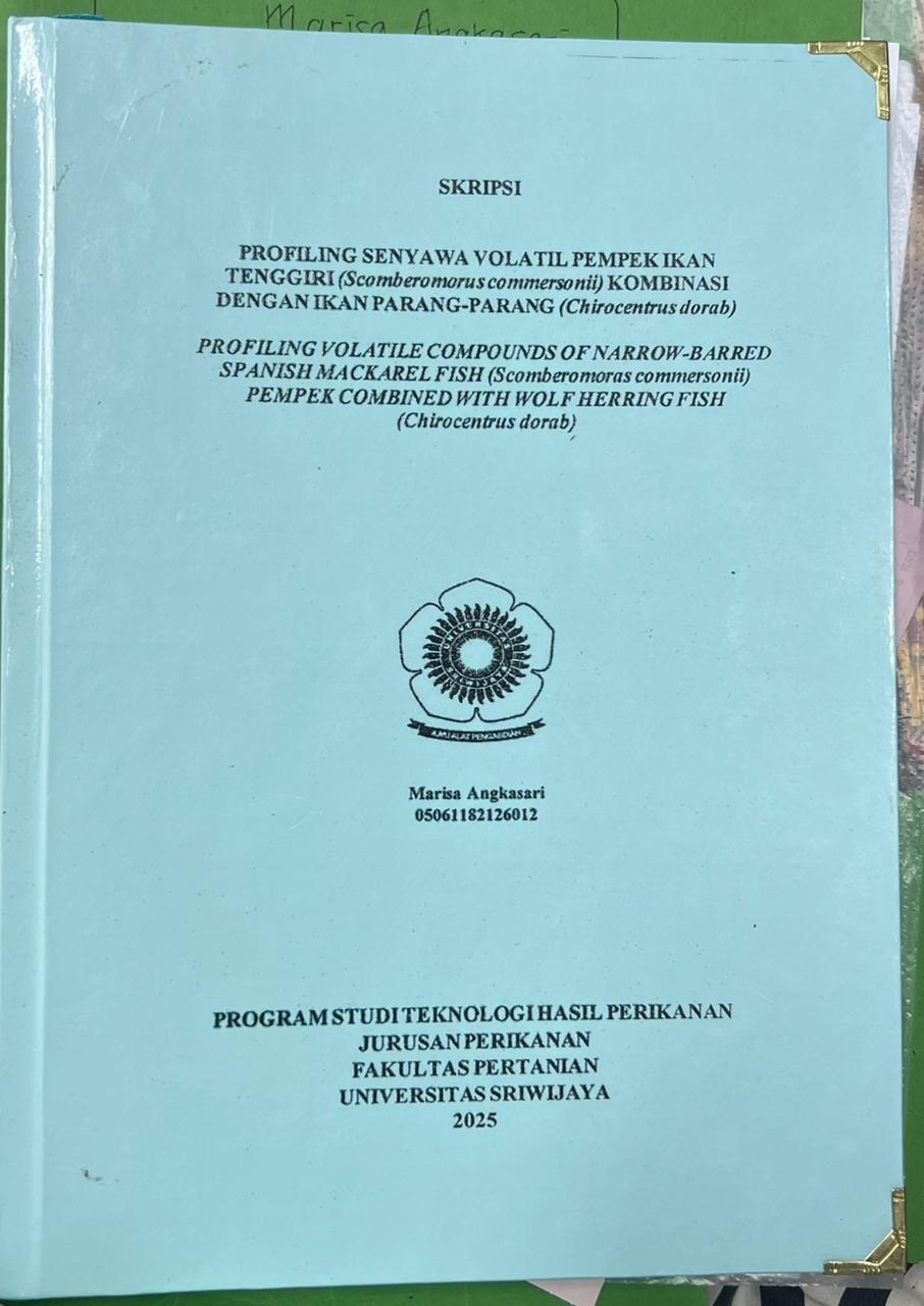 PROFILING SENYAWA VOLATIL PEMPEK IKAN TENGGIRI (Scomberomorus ...