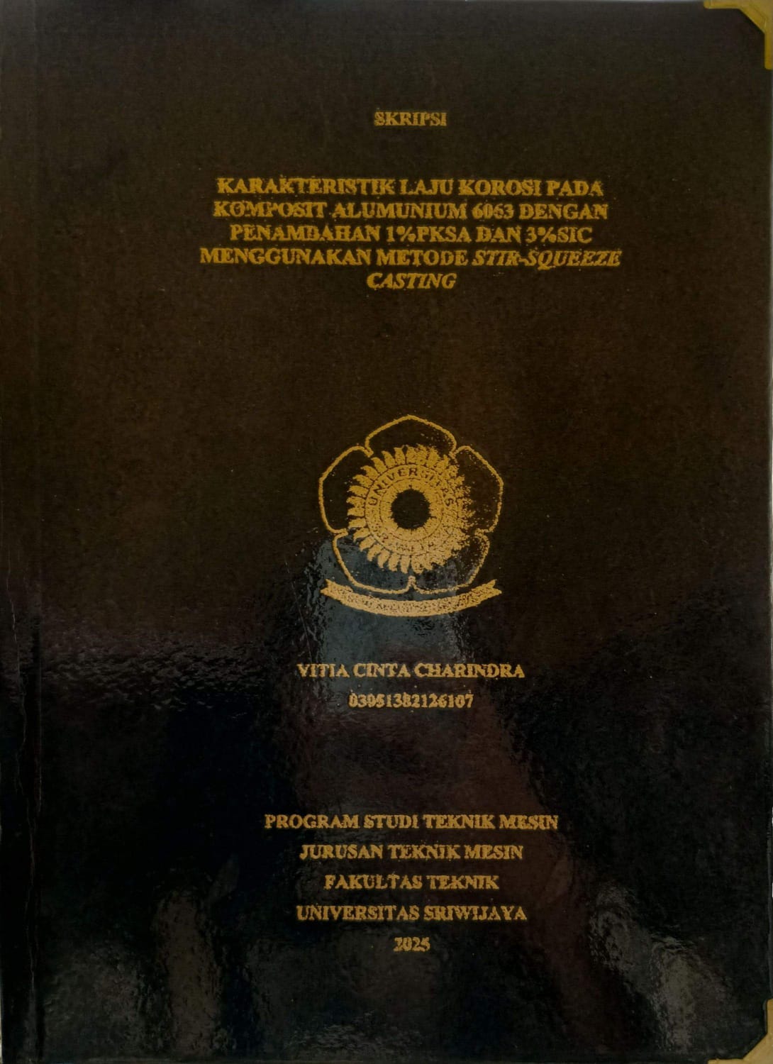 KARAKTERISTIK LAJU KOROSI PADA KOMPOSIT ALUMUNIUM 6063 DENGAN ...