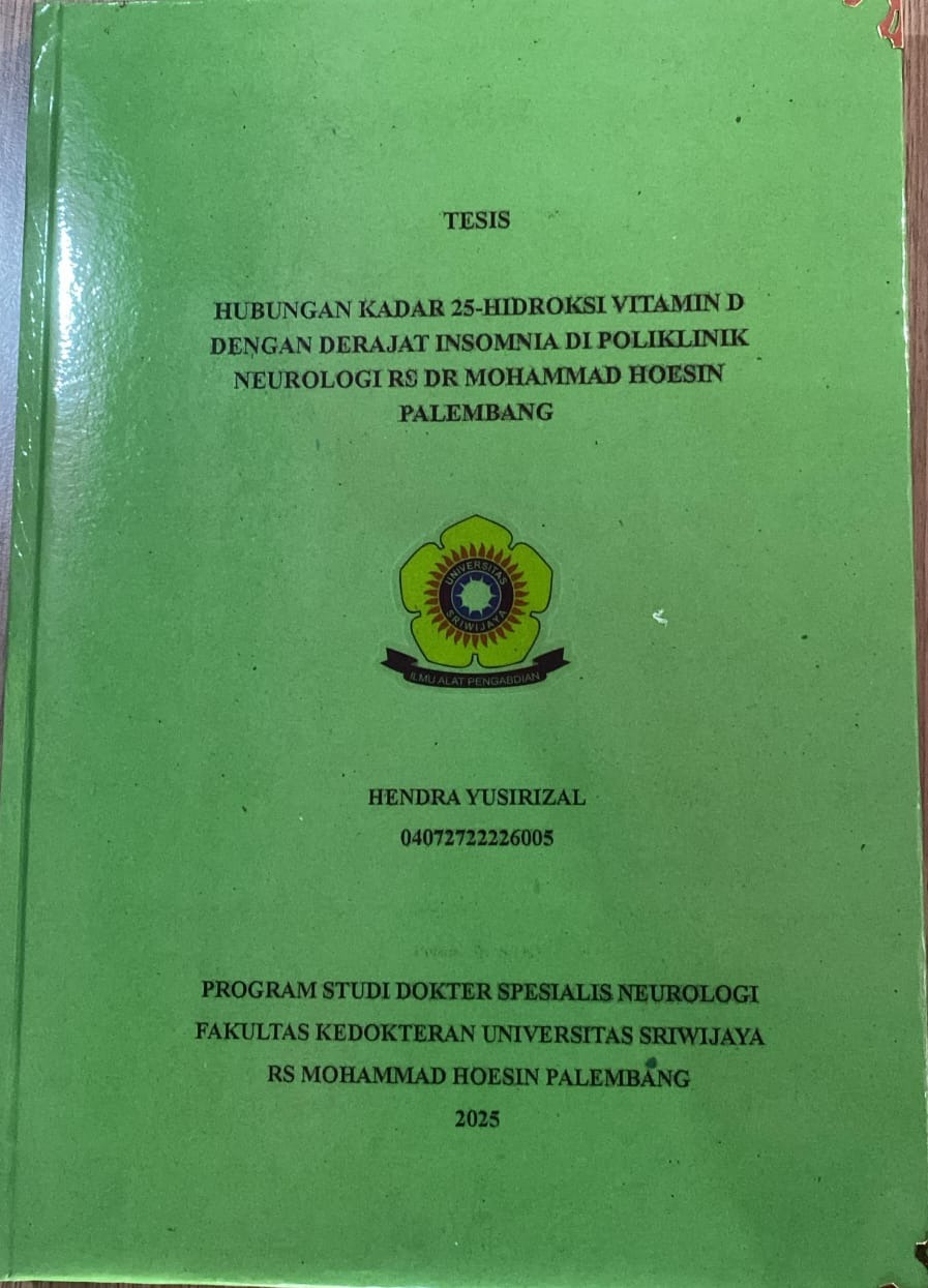 HUBUNGAN KADAR 25-HIDROKSI VITAMIN D DENGAN DERAJAT INSOMNIA DI ...