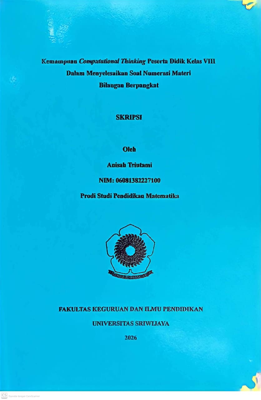 KEMAMPUAN COMPUTATIONAL THINKING PESERTA DIDIK KELAS VIII DALAM ...
