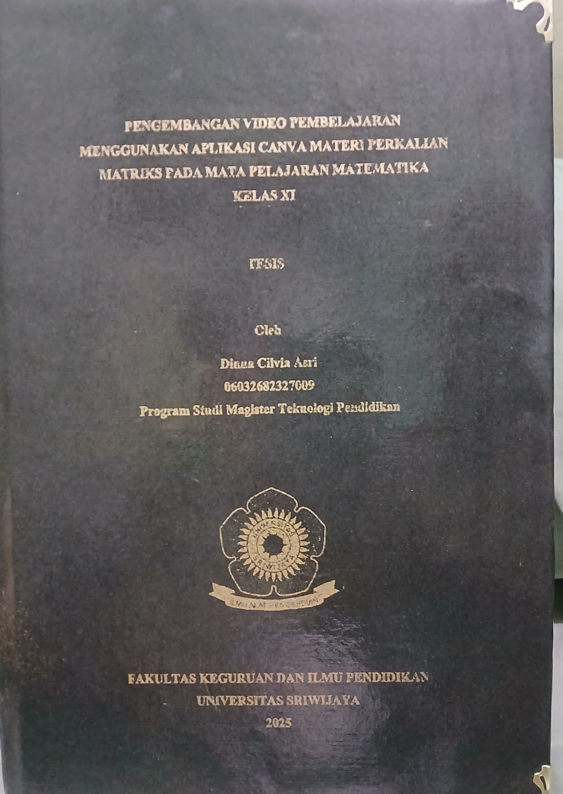 PENGEMBANGAN VIDEO PEMBELAJARAN MENGGUNAKAN APLIKASI CANVA MATERI ...