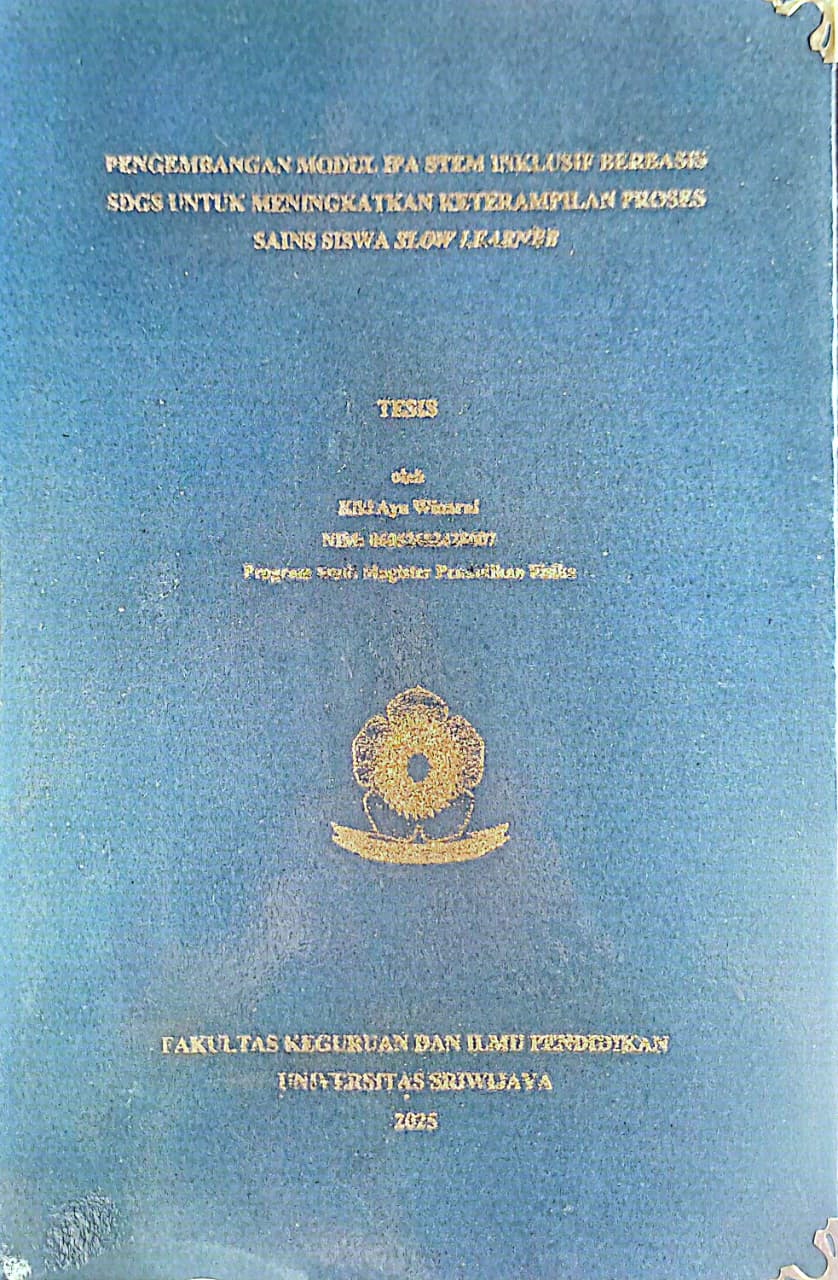 PENGEMBANGAN MODUL IPA STEM INKLUSIF BERBASIS SDGS UNTUK MENINGKATKAN ...